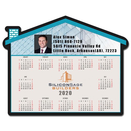 Magnet - House Shape (6x4.75) - Outdoor Safe