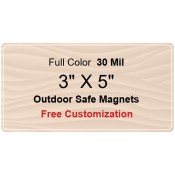 3X5 Magnets | 3" X 5" Custom Refrigerator, Car Magnets