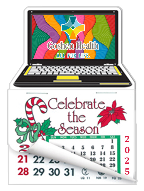 Custom Printed 3x4.25 Laptop Calendar Pad Magnets