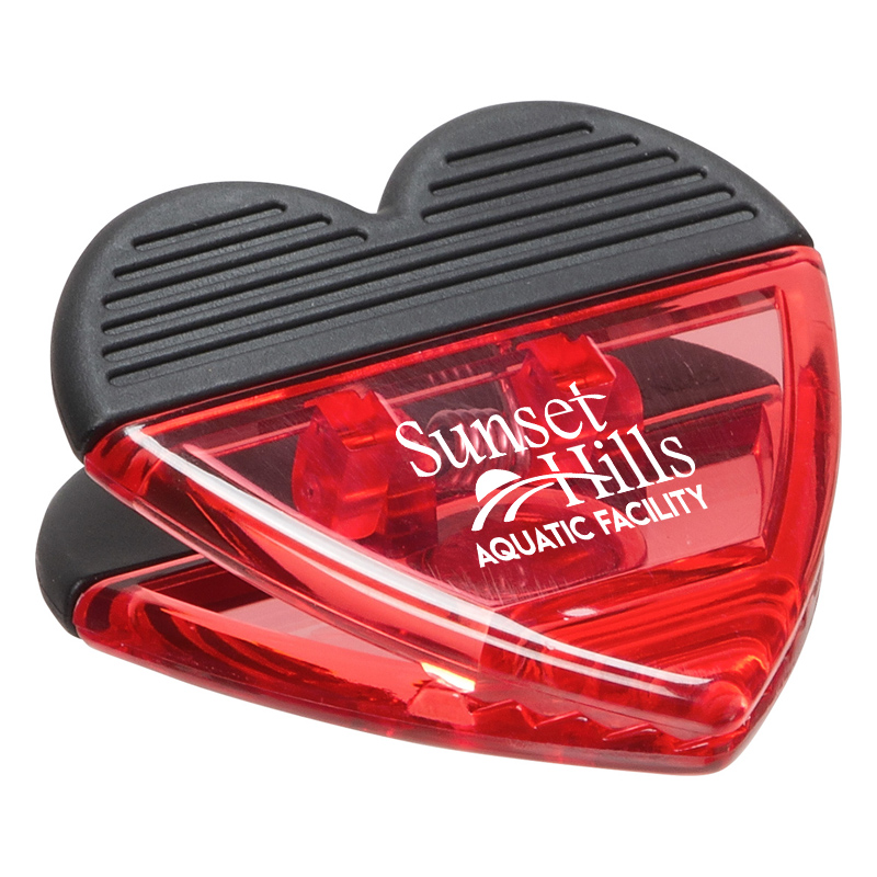 Promotional Heart Power Clips