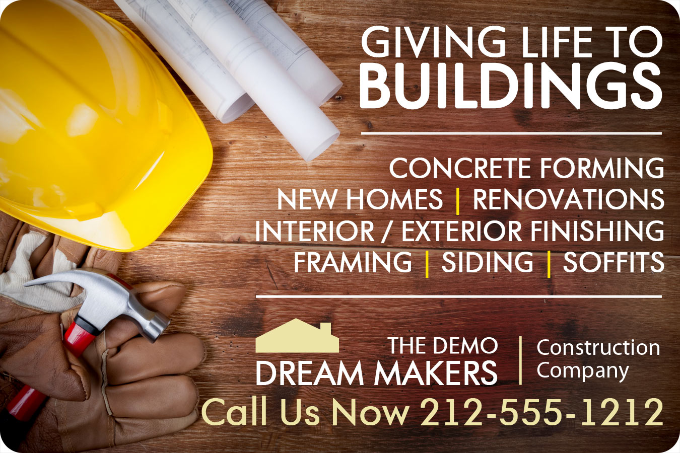 12x18 Custom Construction Magnetic Car Truck Auto Vehicle Signs Magnets ...