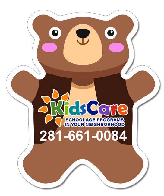 Magnet - Teddy Bear Shape (4x4.625) - 30 Mil