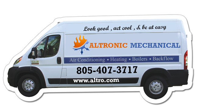 5.75x2.69 Custom Van Shaped Magnets 20 Mil