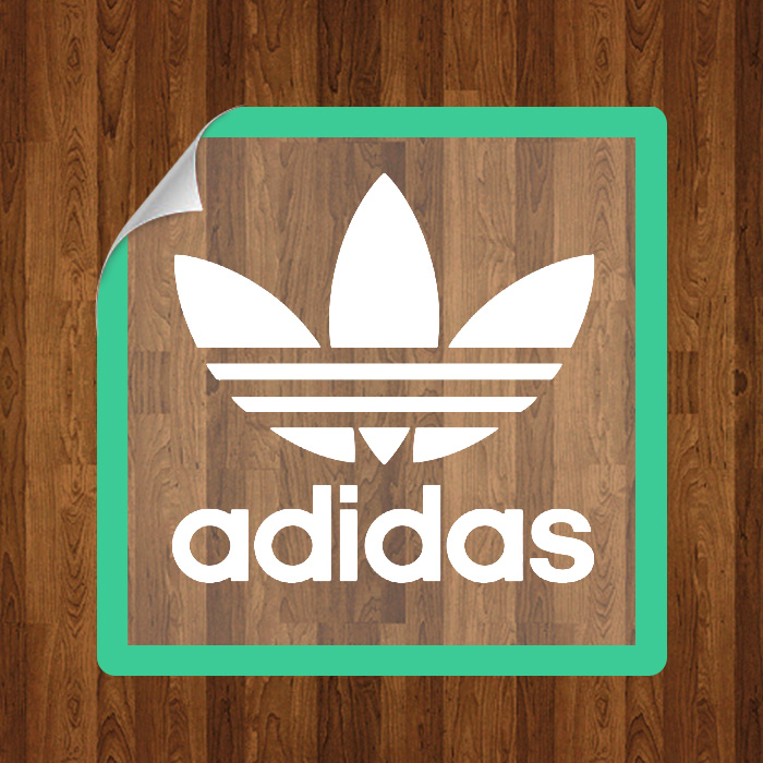 4x4 Inch Promotional Square Stickers - Removable Clear Film Matte ...