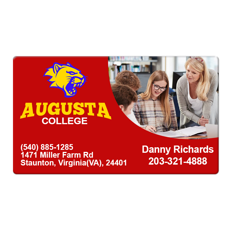 4x7 Custom College Magnets 20 Mil Round Corners