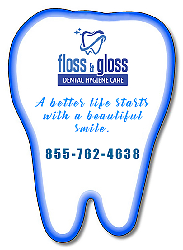 2.5x3.5 Custom Tooth Shaped Magnets 20 Mil