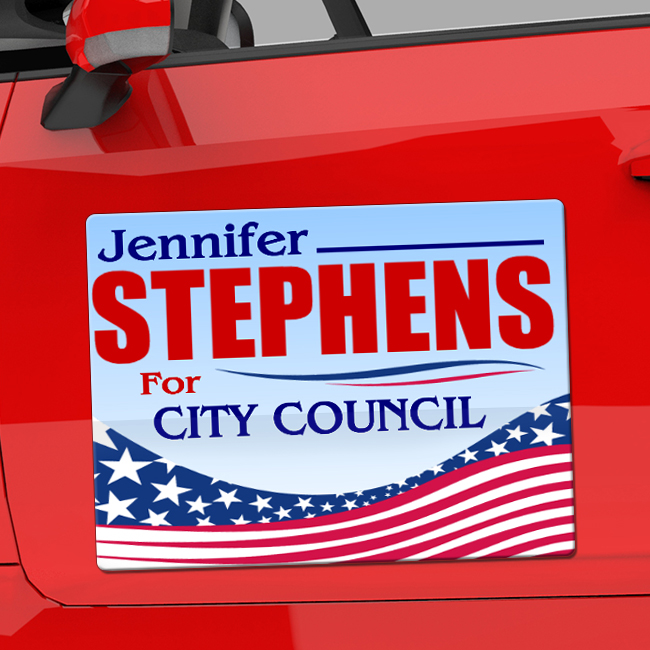 24x18 Custom Printed Political Magnetic - Outdoor & Car Magnets 30 Mil ...
