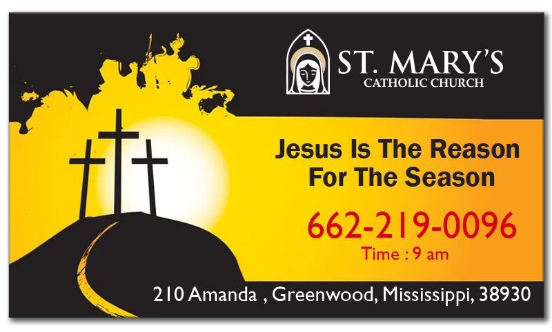 3.5x2 Imprinted Religious Business Card Magnets 20 Mil