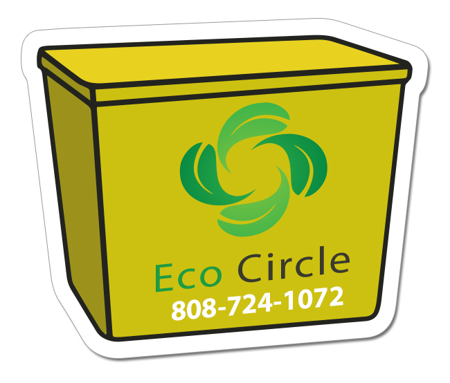 3.5x2.93 Custom Printed Recycle Shaped Magnets 20 Mil