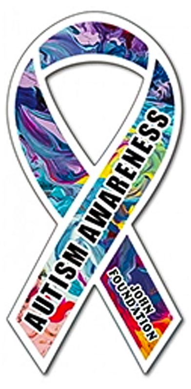 3.8x8 Customized Awareness Ribbon Shape Magnets - Outdoor & Car Magnets ...