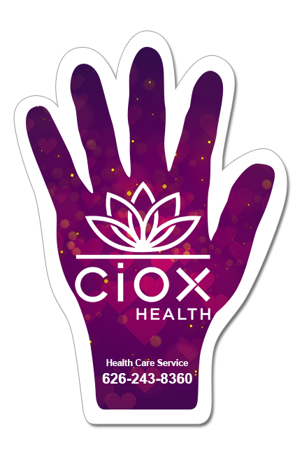 2.31x3.37 Custom Hand Shaped Magnets 20 Mil