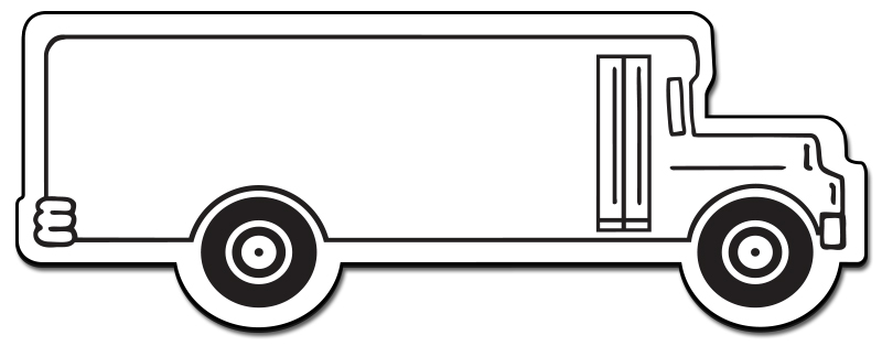 1.37x3.68 Custom Bus Shaped Magnets 20 Mil