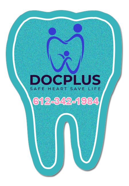 1.75x2.5 Custom Tooth Shaped Magnets 20 Mil