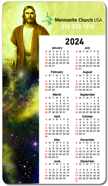 4x7 Custom Religious Calendar Calendar Magnets 25 Mil Round Corners ...
